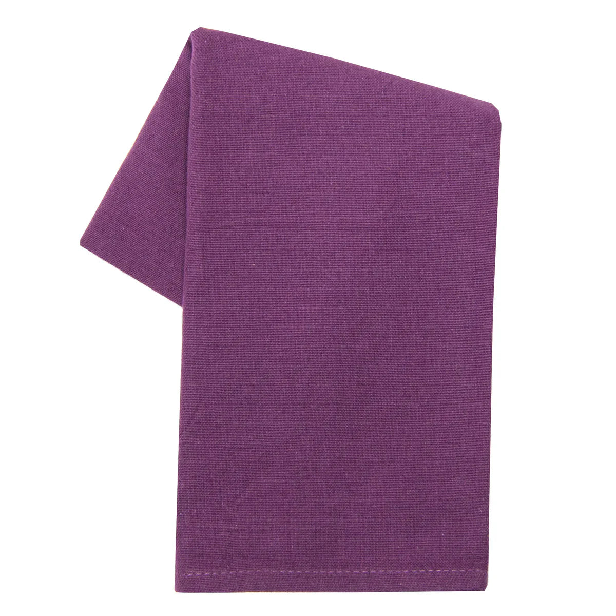 Creekside Brights Kitchen Tea Towels Eggplant Purple Solid